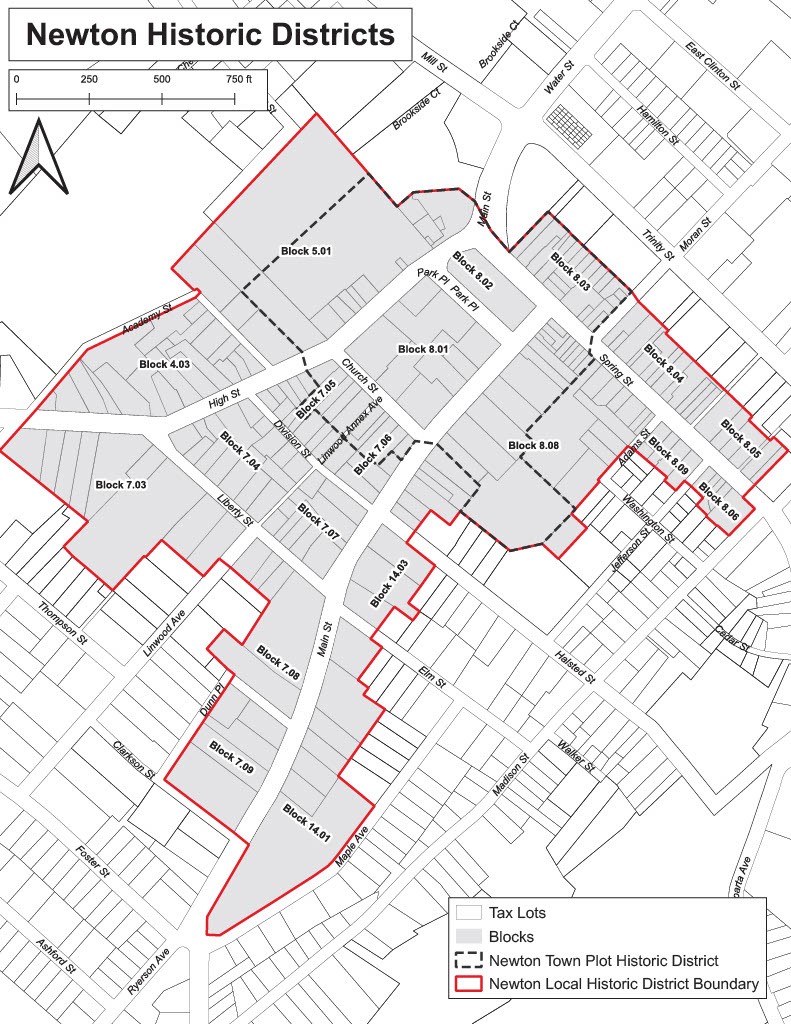 Newton Town Plot Historic District • J Caldwell & Associates